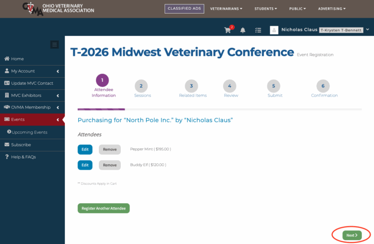 Attendees – Registration 2026 - Midwest Veterinary Conference