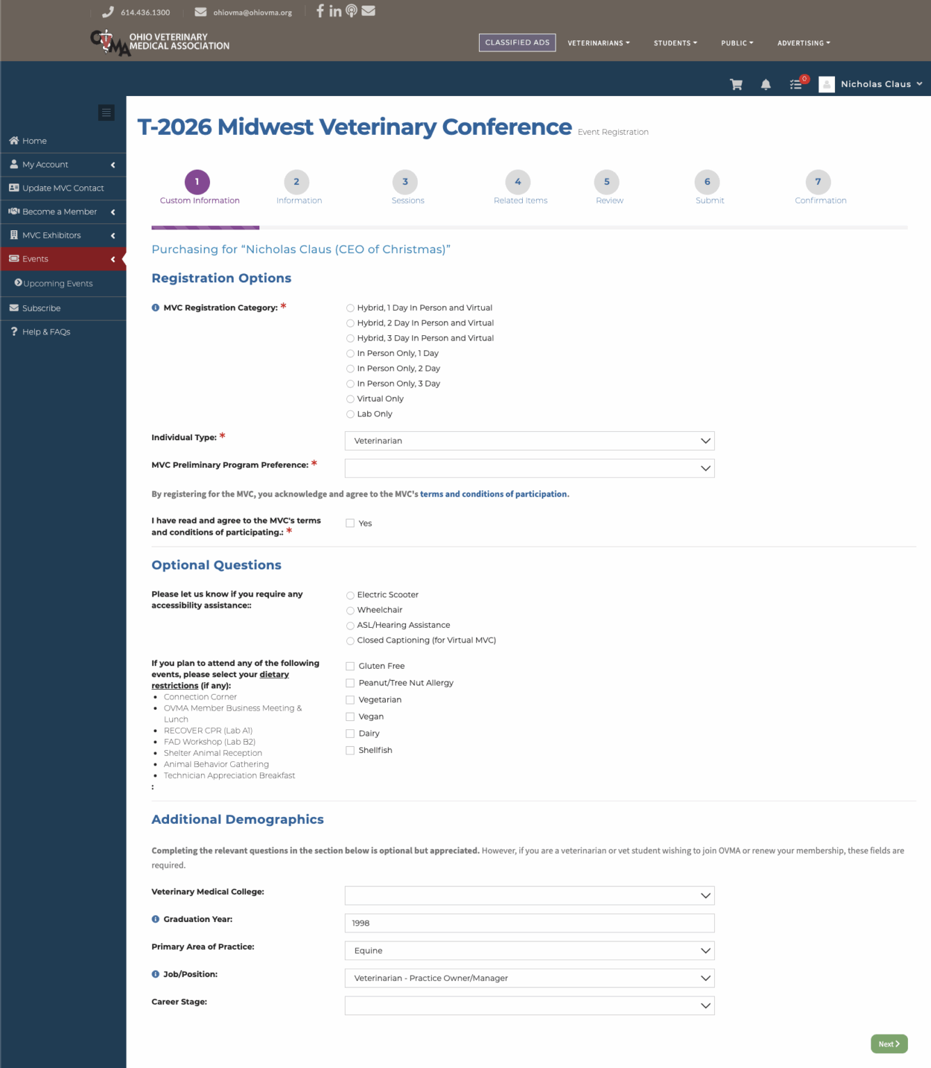Attendees – Registration 2026 - Midwest Veterinary Conference