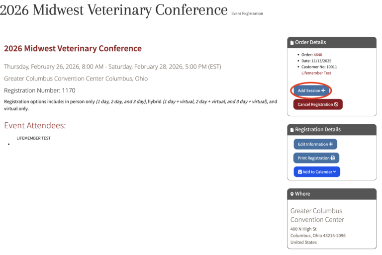 Attendees – Registration 2026 - Midwest Veterinary Conference